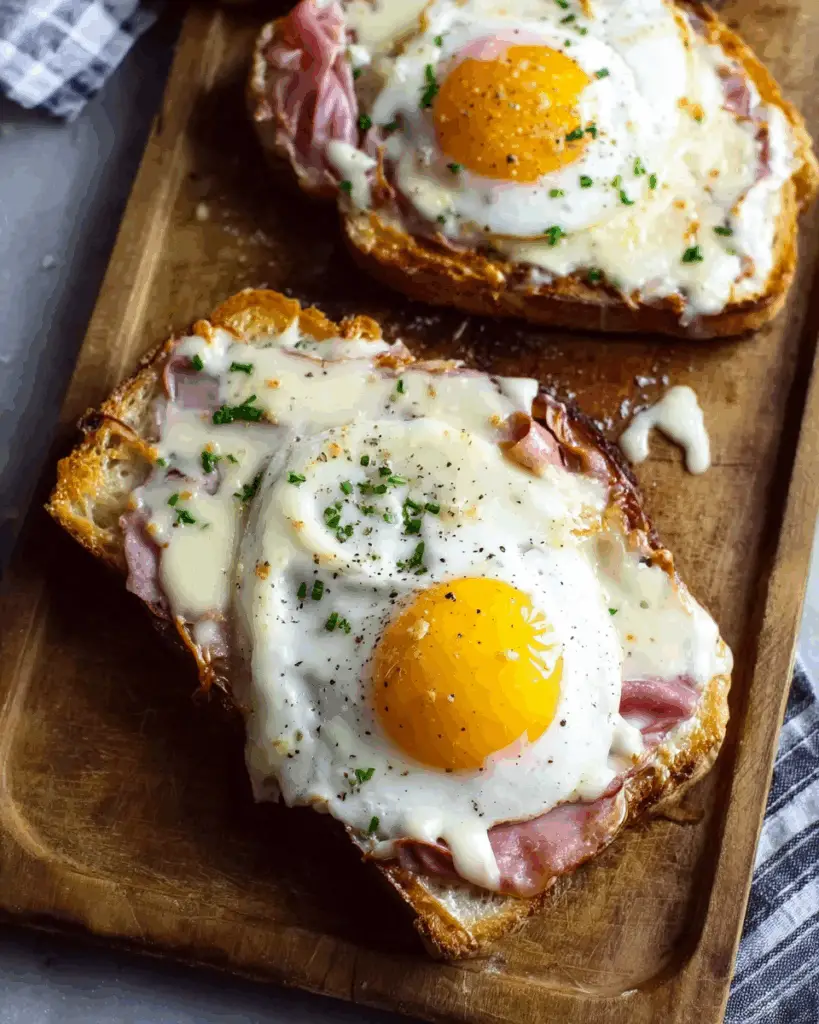 Croque Madame Toast