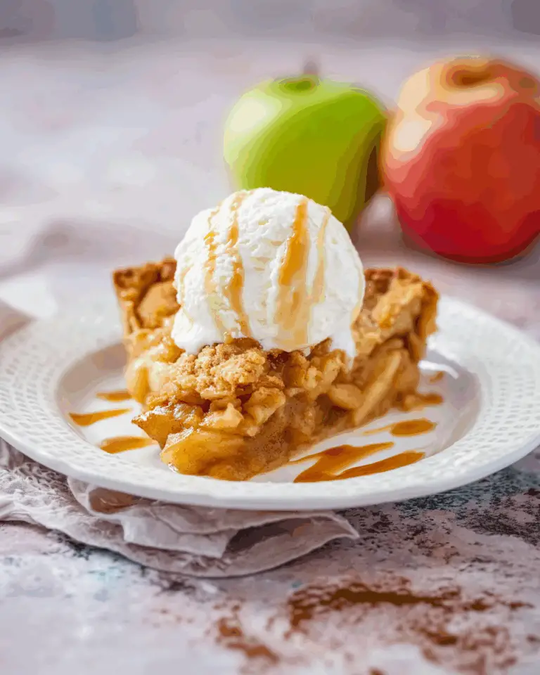 Crustless Apple Pie