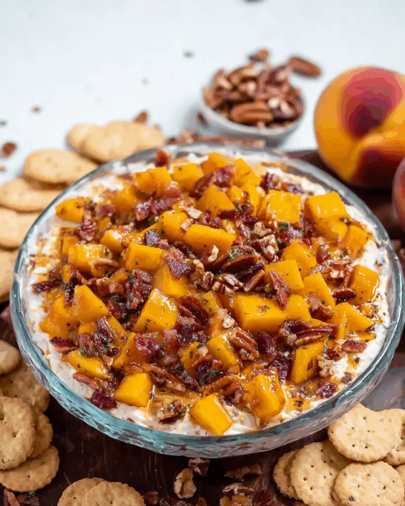 Sweet Georgia Peach and Pecan Dip