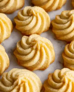 Piped Butter Cookies