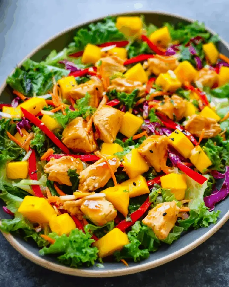 15-Minute Teriyaki Chicken and Mango Salad