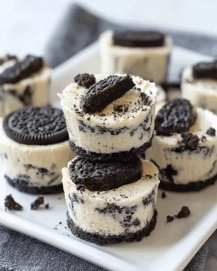 Mini Oreo Cheesecakes