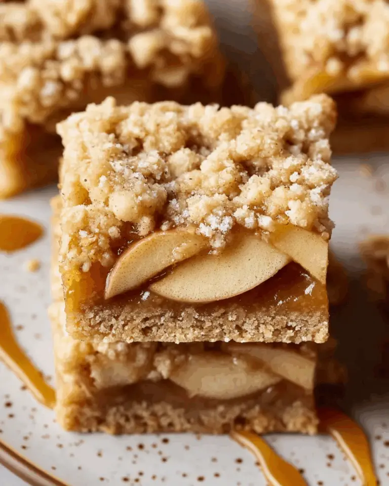 Apple Crisp Shortbread Bars