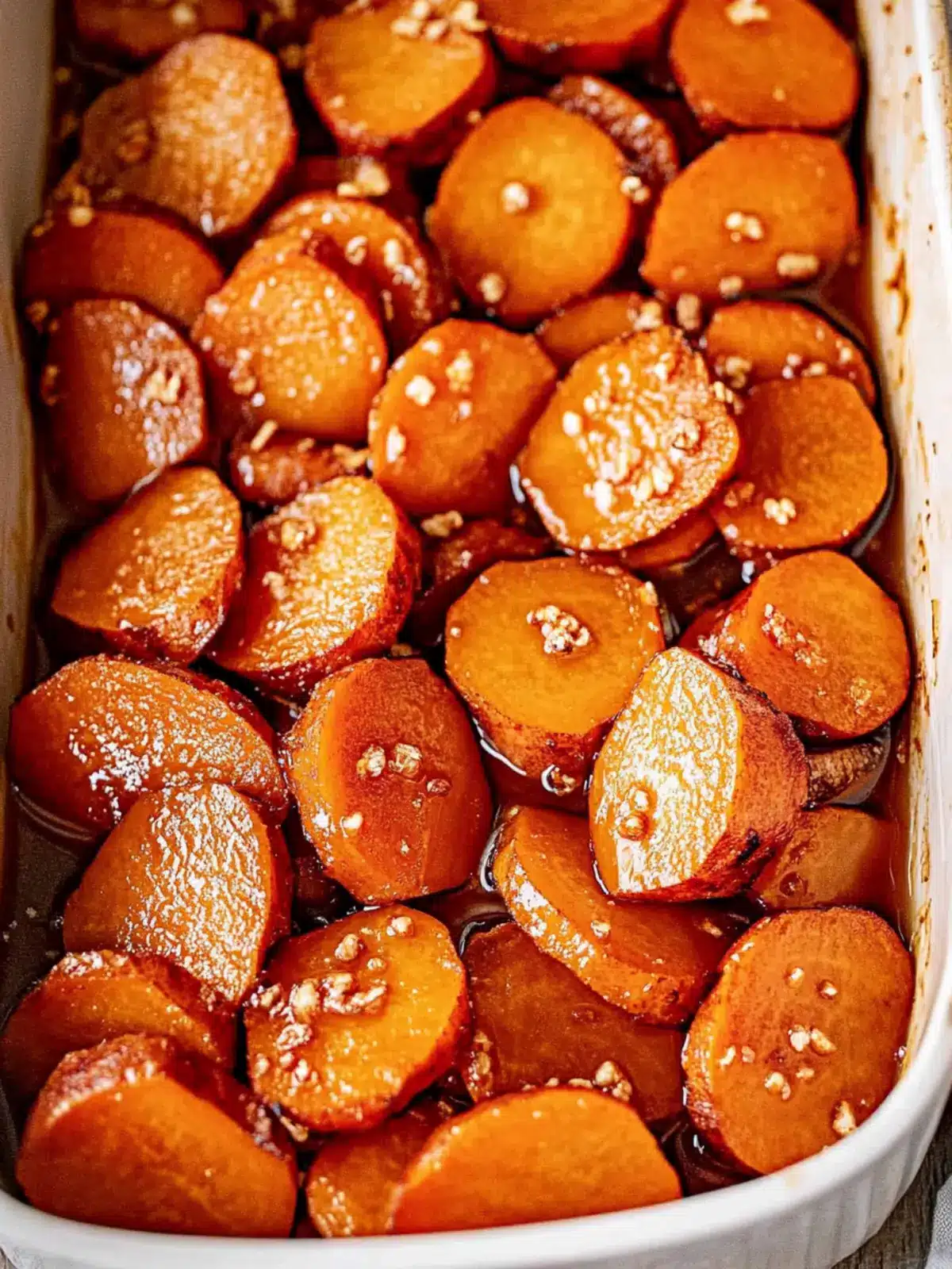 Irresistible Candied Yams with Orange & Pecans