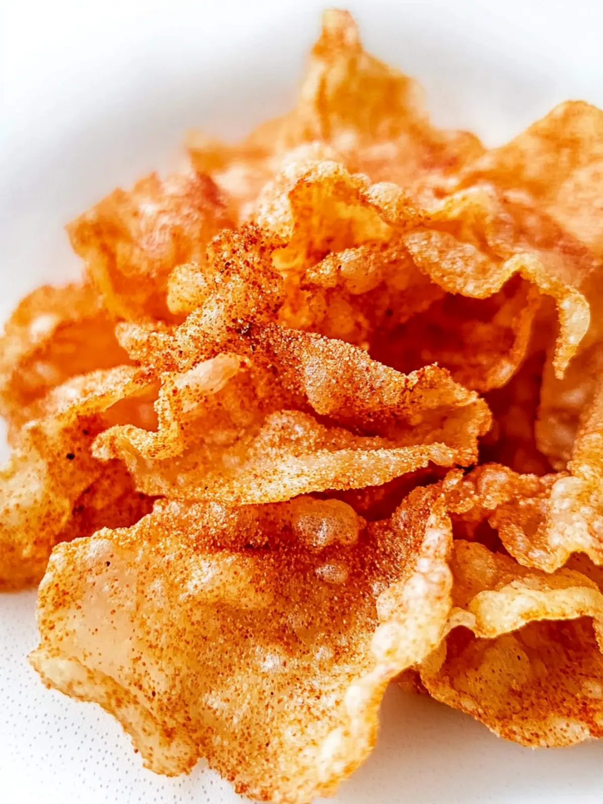 Vegan Pork Rinds from Rice Paper: Crispy, Guilt-Free Snacking