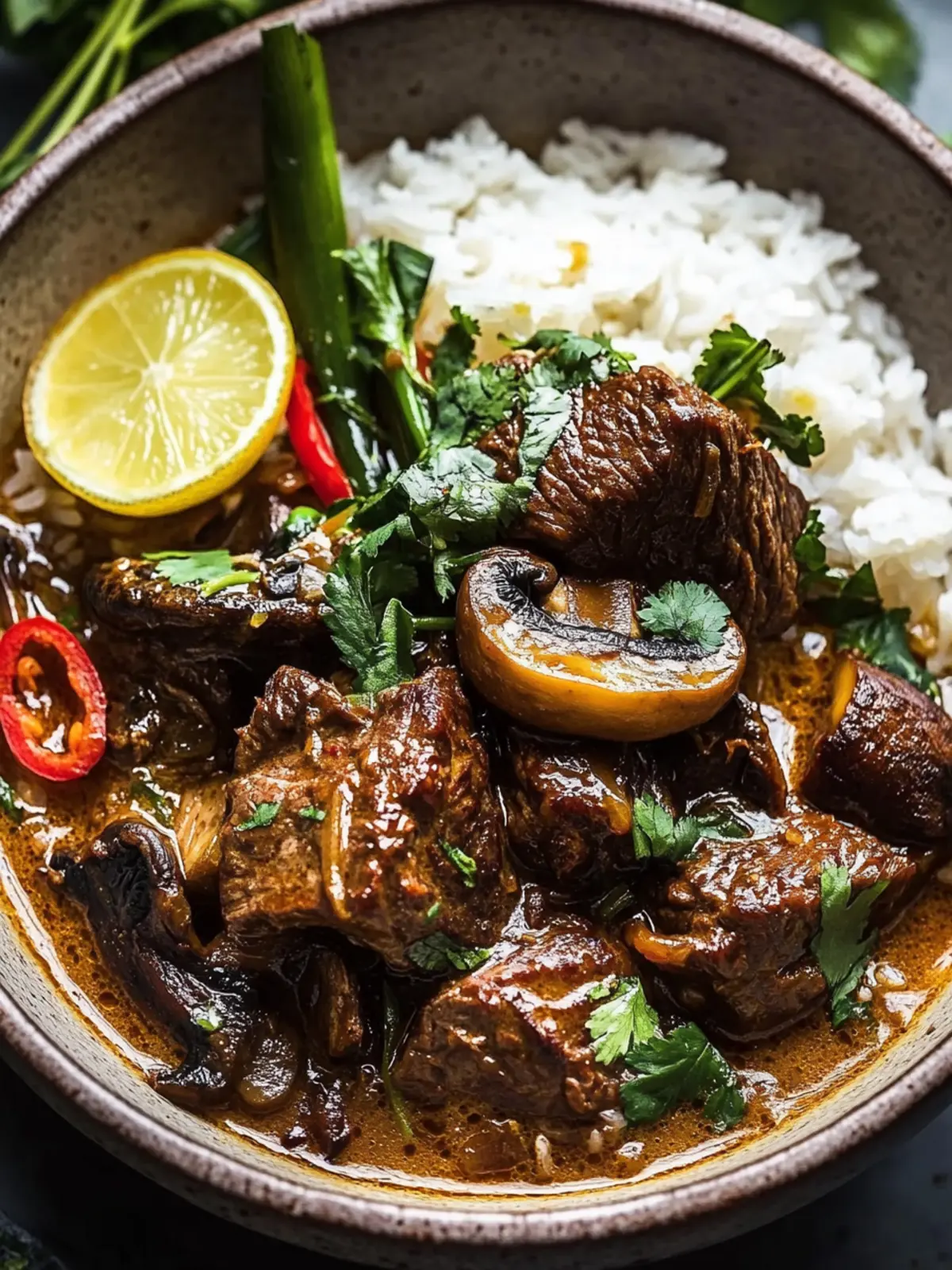 Ultimate Lemongrass Coconut Braised Beef with Mushrooms: Delicious Comfort