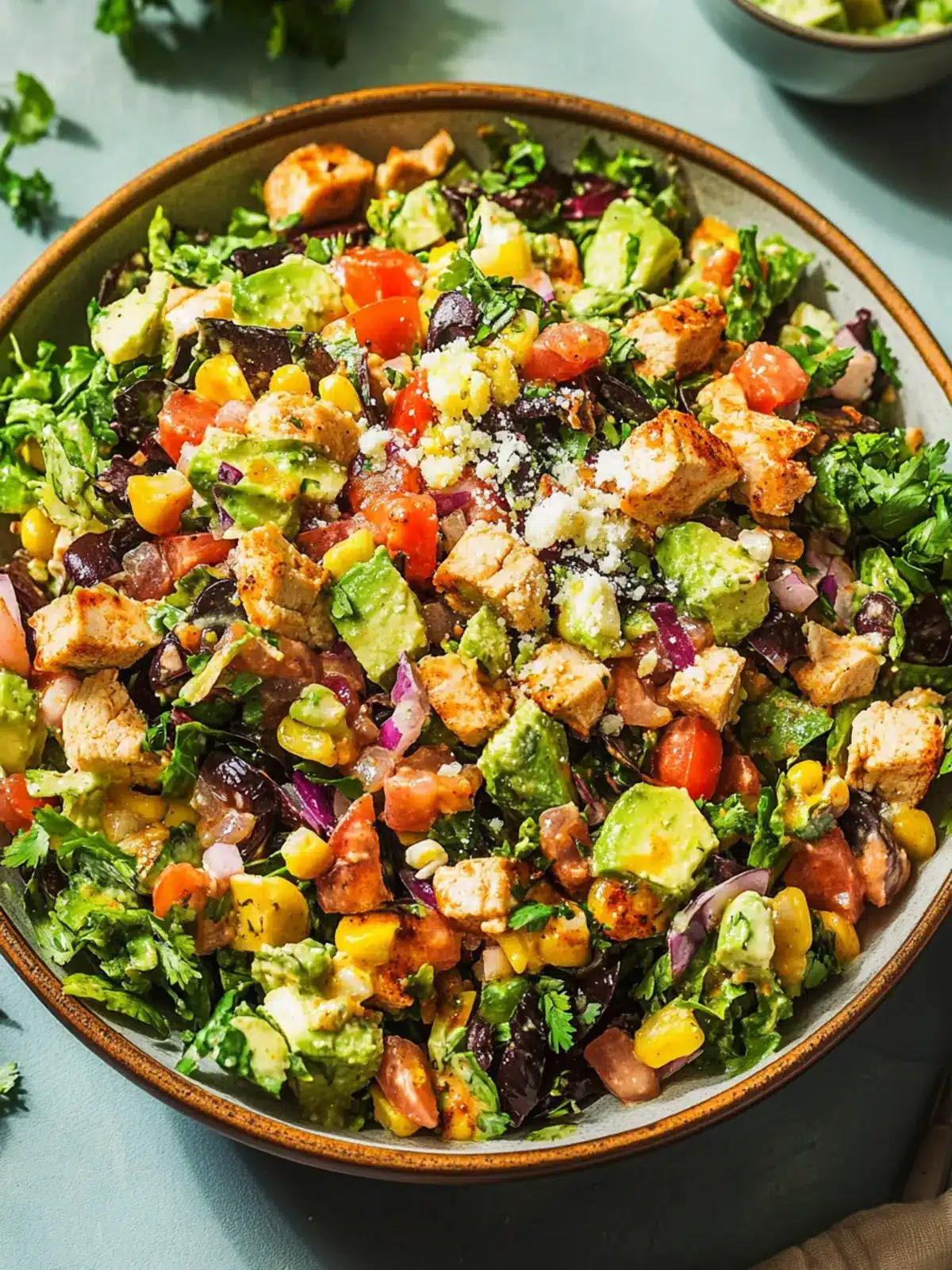 Ultimate Southwest Chopped Salad with Chipotle Chicken Delight