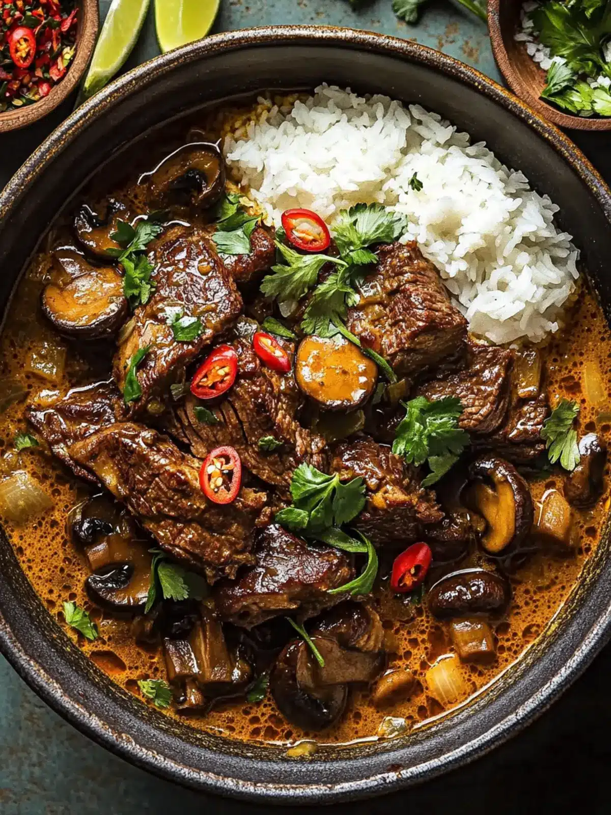 Ultimate Lemongrass Coconut Braised Beef with Mushrooms: Delicious Comfort