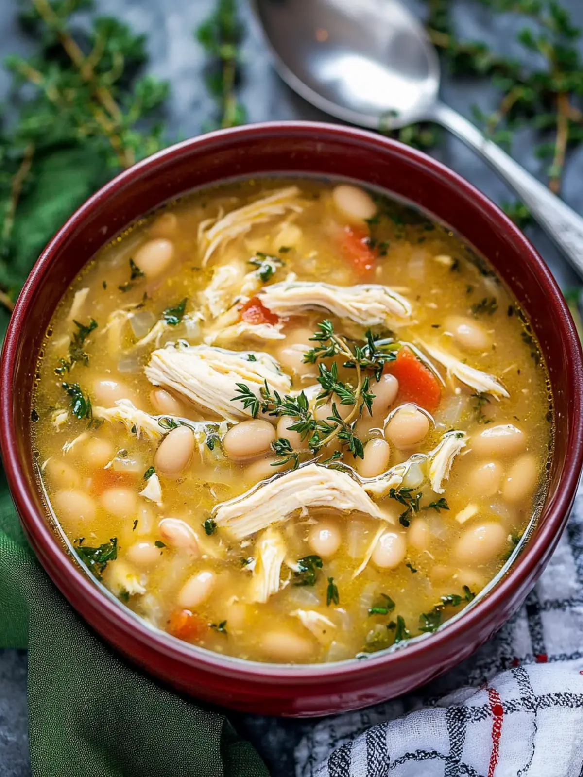 Ultimate Instant Pot Chicken and White Bean Soup That Satisfies
