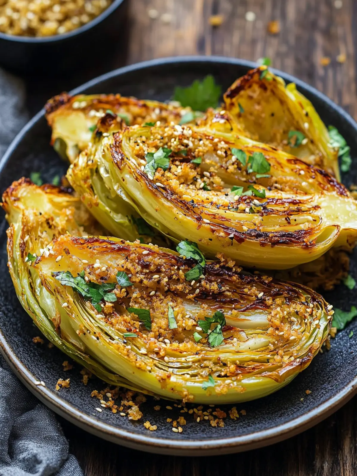 Irresistible Miso Butter Roasted Cabbage Wedges Recipe