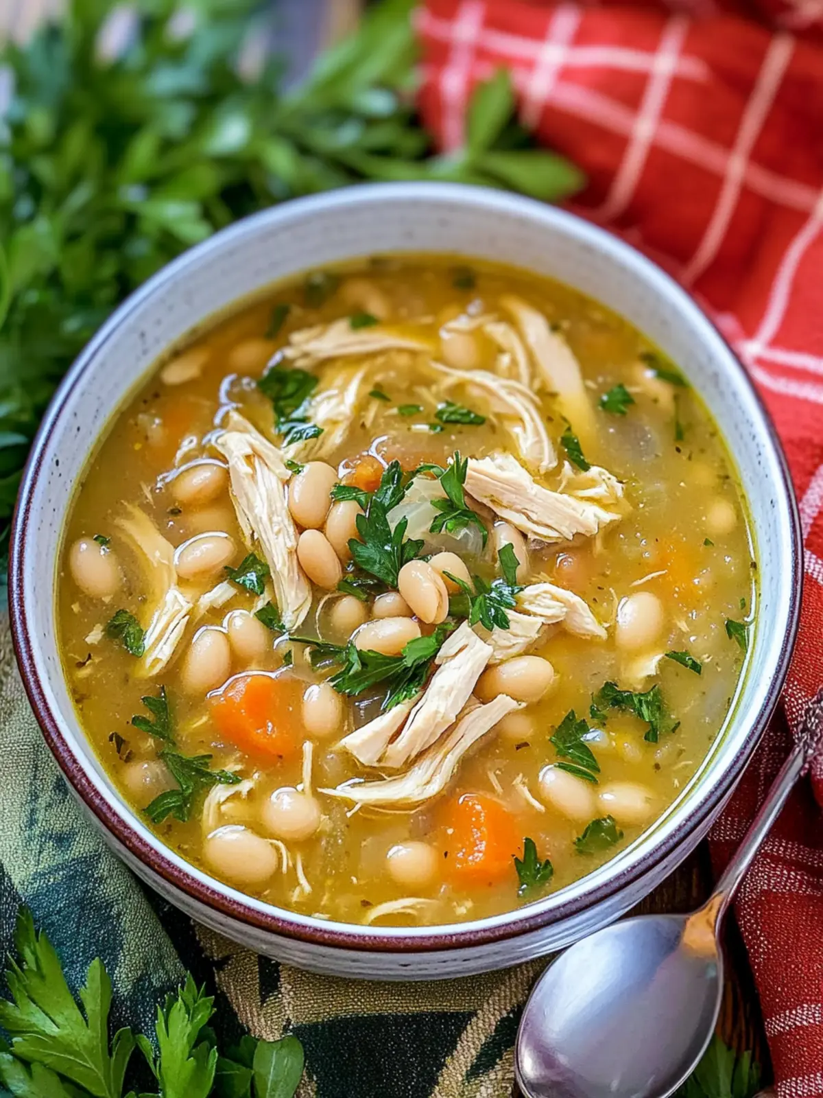 Ultimate Instant Pot Chicken and White Bean Soup That Satisfies