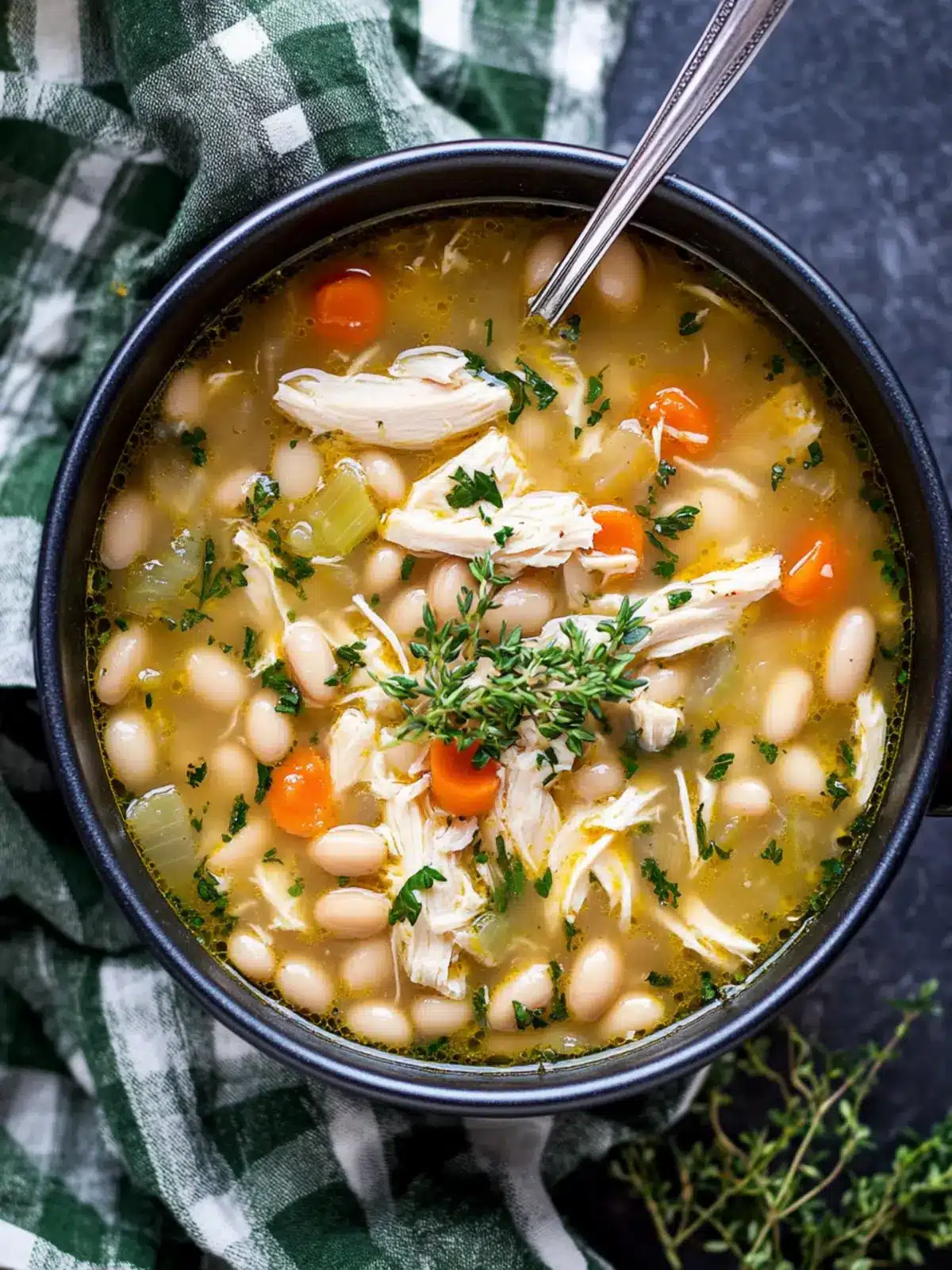 Ultimate Instant Pot Chicken and White Bean Soup That Satisfies