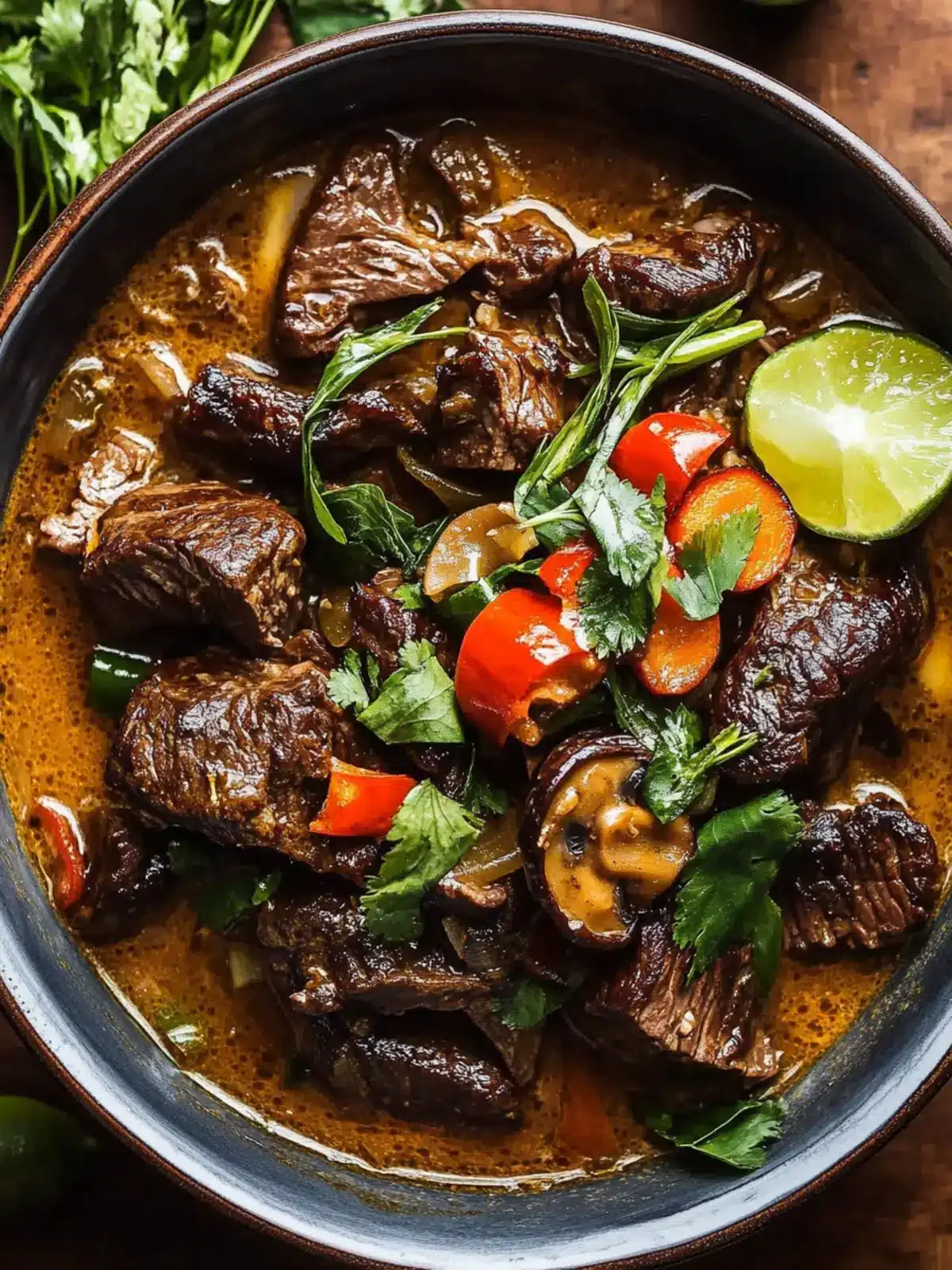 Ultimate Lemongrass Coconut Braised Beef with Mushrooms: Delicious Comfort
